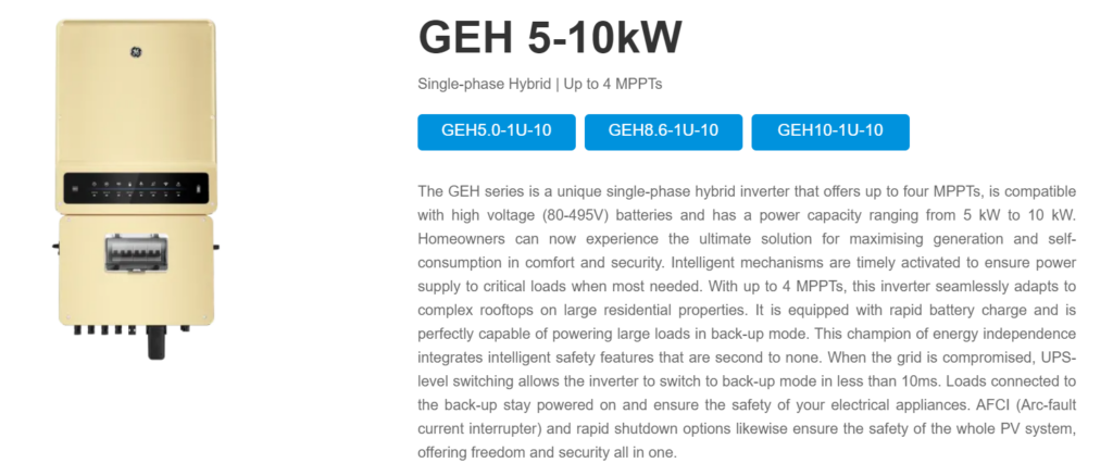 GE Solar Inverter Review - Queensland Solar and Lighting - Solar Panels ...