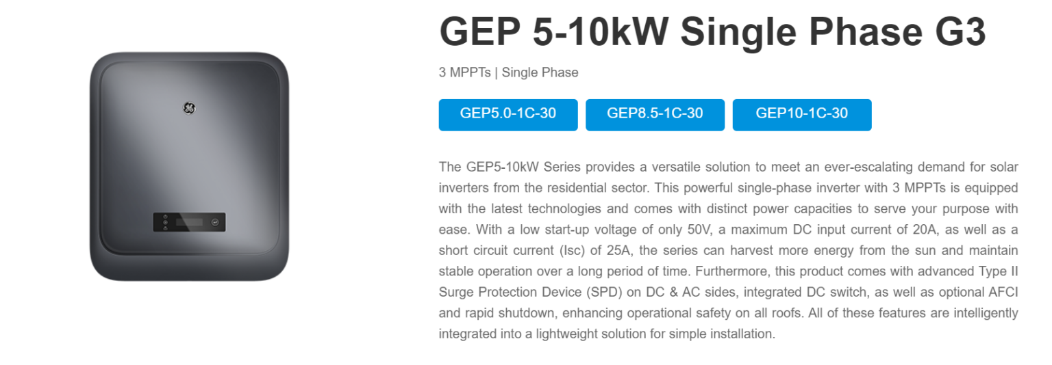 GE Solar Inverter Review - Queensland Solar and Lighting - Solar Panels ...